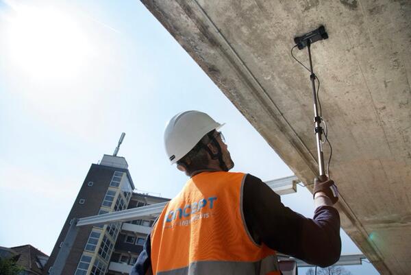 Betondekking meten | Concept Ingenieurs